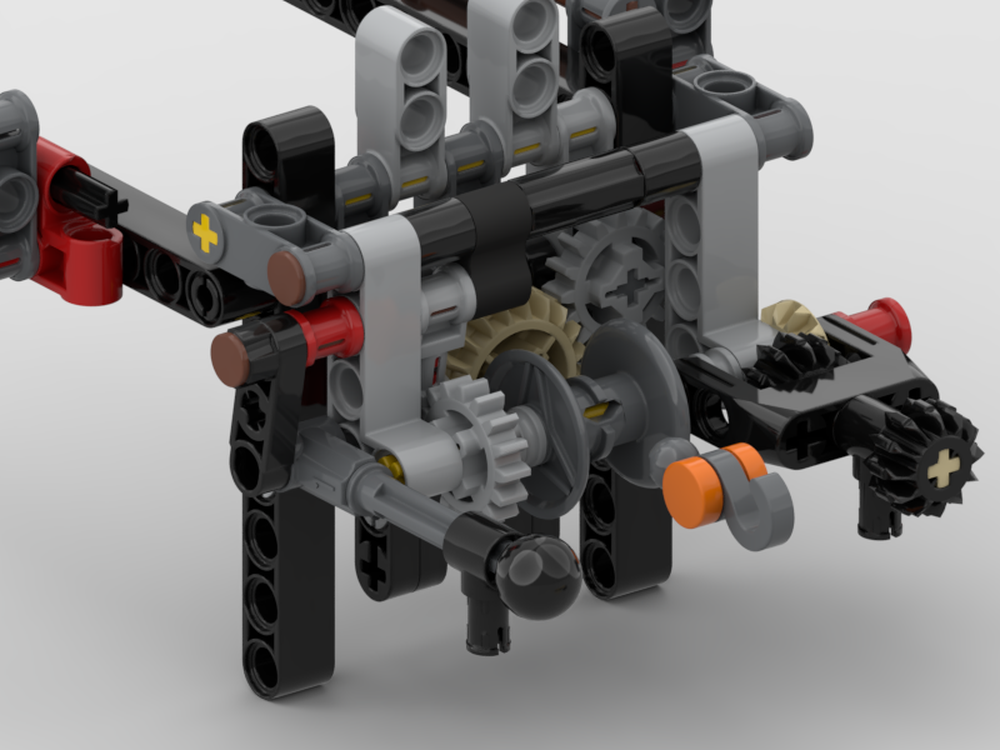 LEGO MOC Winch Modification for Defender 42110 - operation through ...