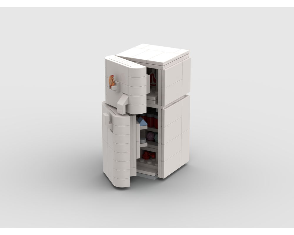 LEGO MOC Outreach Community Fridge by Superesc | Rebrickable - Build ...