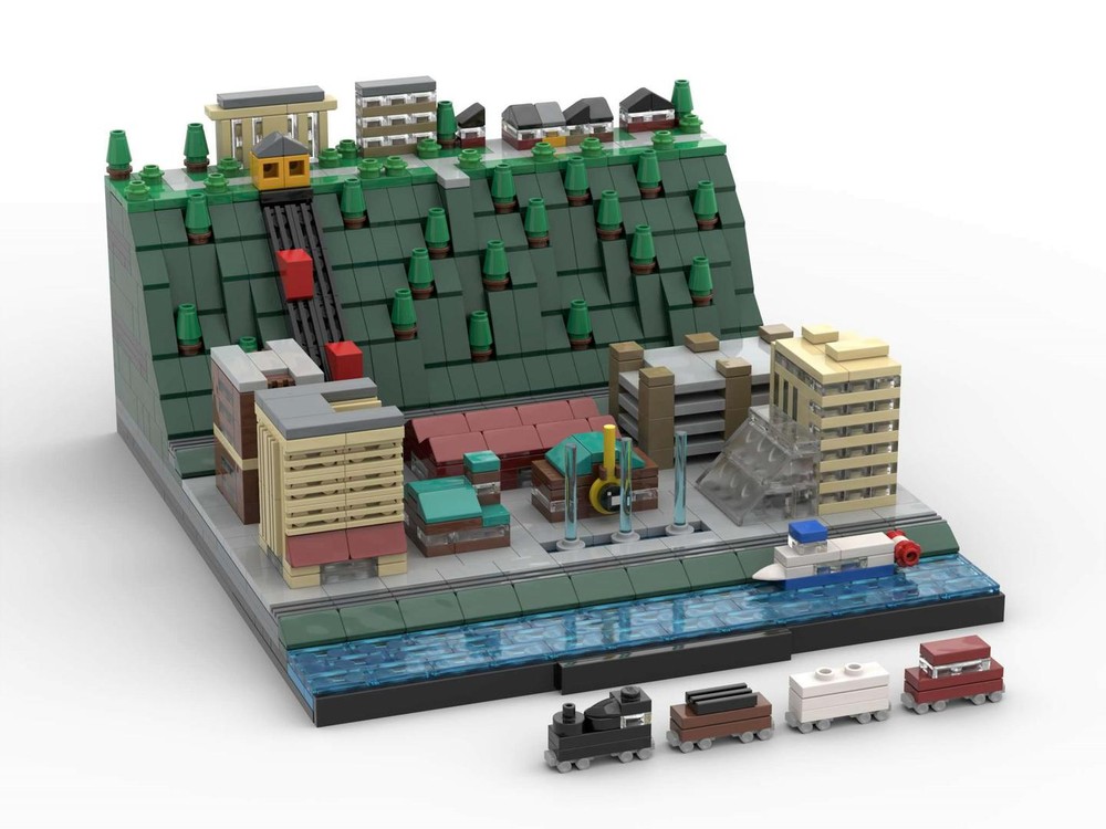 LEGO MOC Pittsburgh Pennsylvania - Mount Washington Skyline by ...