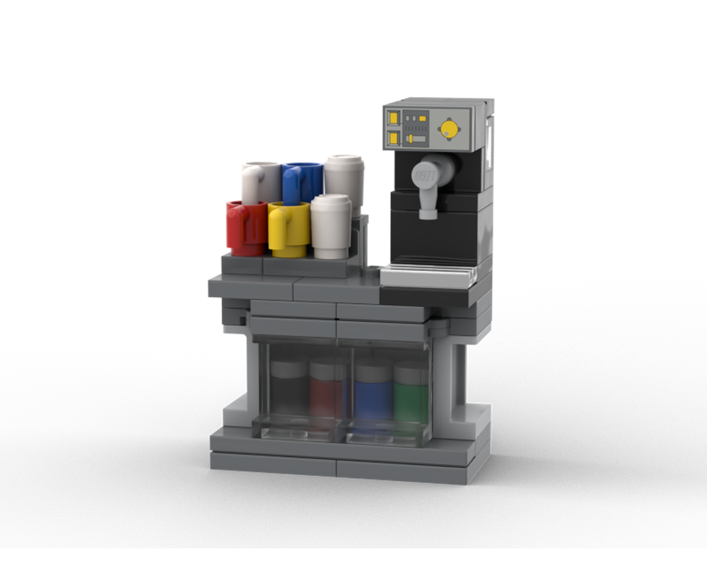 LEGO MOC Coffee bar by Ruhrpott Markus | Rebrickable - Build with LEGO