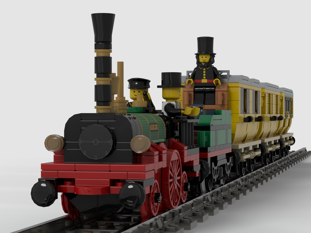 LEGO MOC The Adler – Germany’s first commercial train by langemat ...