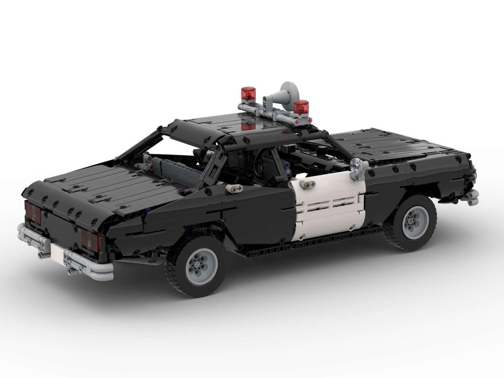 LEGO MOC Classic Police Car by paave | Rebrickable - Build with LEGO