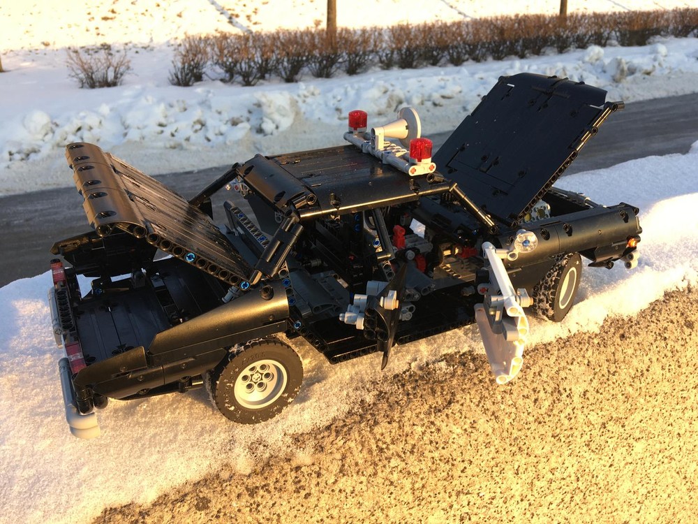 LEGO MOC Classic Police Car by paave | Rebrickable - Build with LEGO