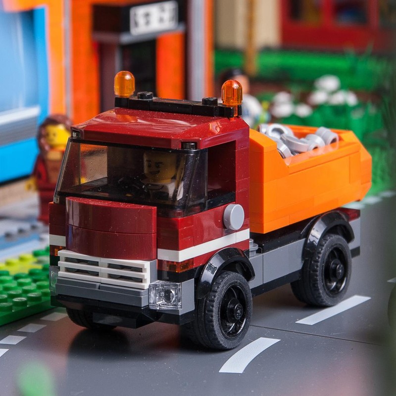 Lego Moc 2017 Legocity Dump Truck By Keep On Bricking Rebrickable