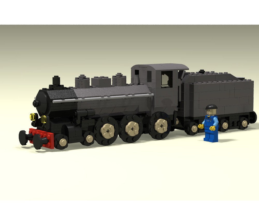 LEGO MOC Steam Locomotive 230 715 PO by ad000 | Rebrickable - Build ...