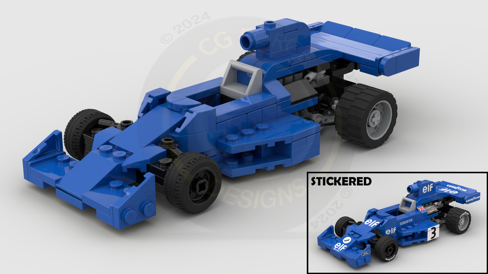 LEGO MOC F1 Tyrrell 007 by CGForceDesigns | Rebrickable - Build with LEGO
