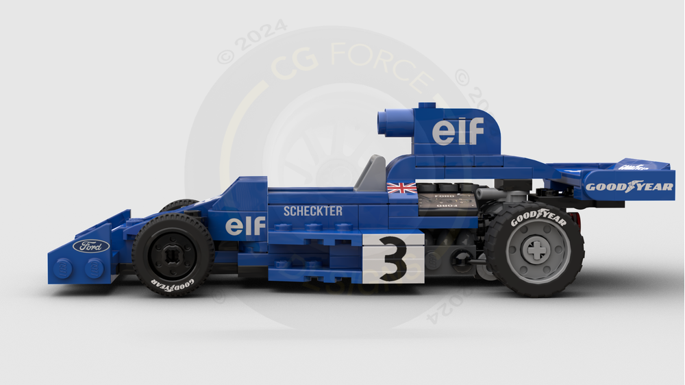 LEGO MOC F1 Tyrrell 007 by CGForceDesigns | Rebrickable - Build with LEGO