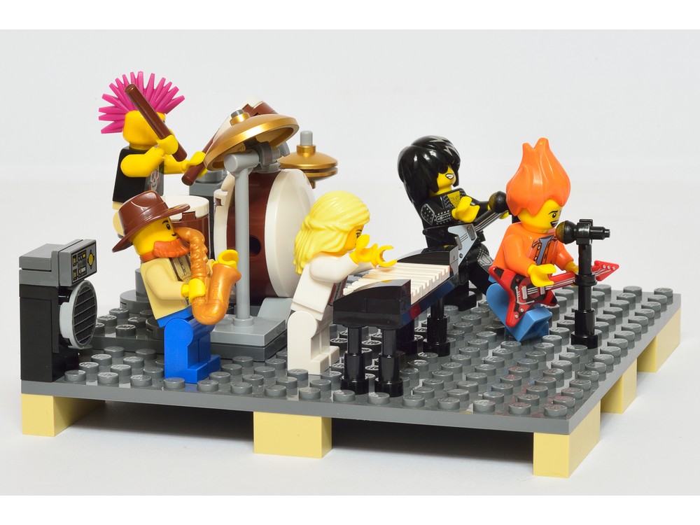 LEGO MOC Rock Stage by apparat | Rebrickable - Build with LEGO