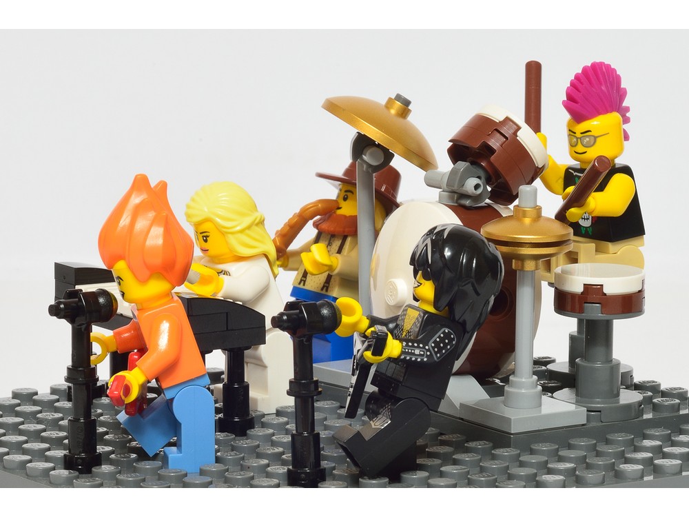 LEGO MOC Rock Stage by apparat | Rebrickable - Build with LEGO