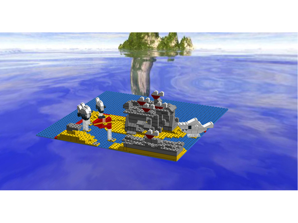 LEGO MOC Underwater rocks! by Lego Missy | Rebrickable - Build with LEGO