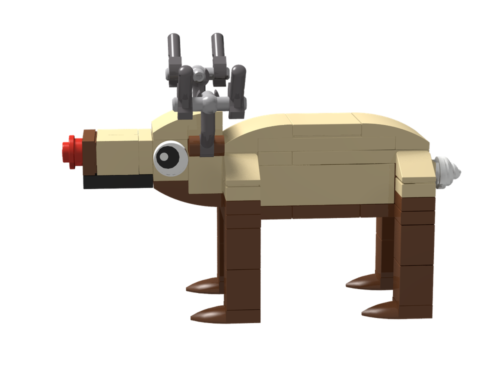 Lego Moc Reindeer By Jayeyesea Rebrickable Build With Lego