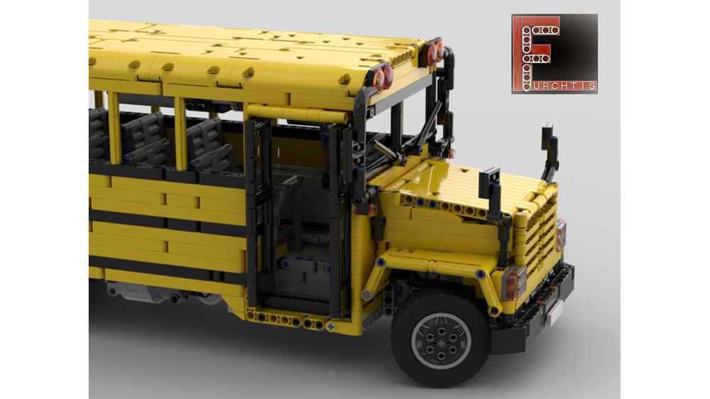 LEGO MOC American Schoolbus full RC by Furchtis | Rebrickable - Build ...