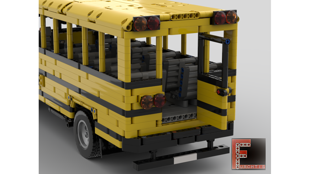 LEGO MOC-63570 American Schoolbus full RC by Furchtis | Rebrickable ...