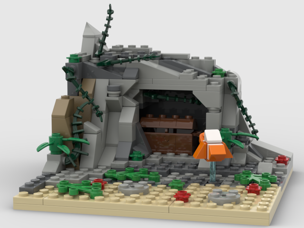 LEGO MOC Underwater Sea Cave by Venenzo | Rebrickable - Build with LEGO