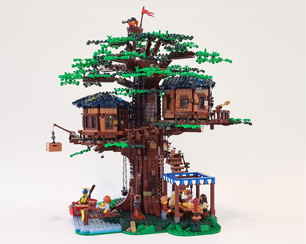 LEGO MOC Lakeside Tree House by fidi70 | Rebrickable - Build with LEGO