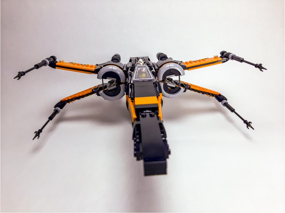 LEGO MOC 75102 Poe Dameron's x wing T70 Accuracy mod (S-Foils ...