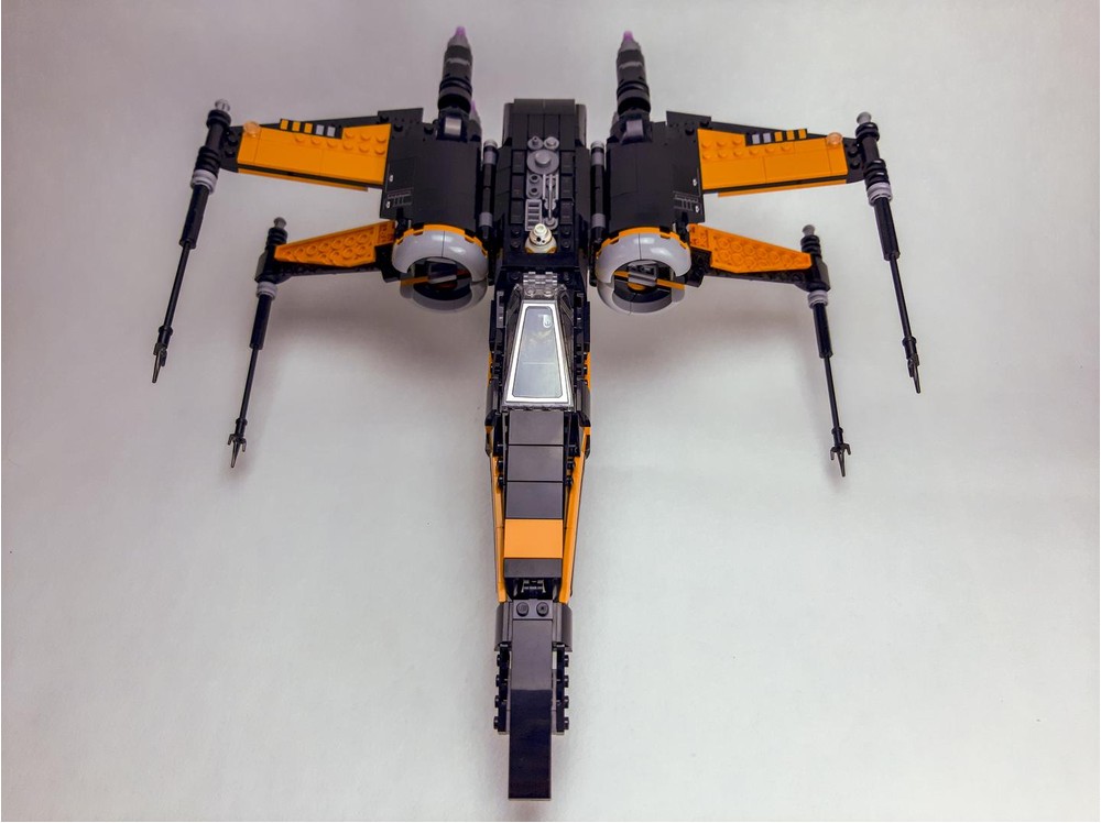 LEGO MOC 75102 Poe Dameron's x wing T70 Accuracy mod (S-Foils ...