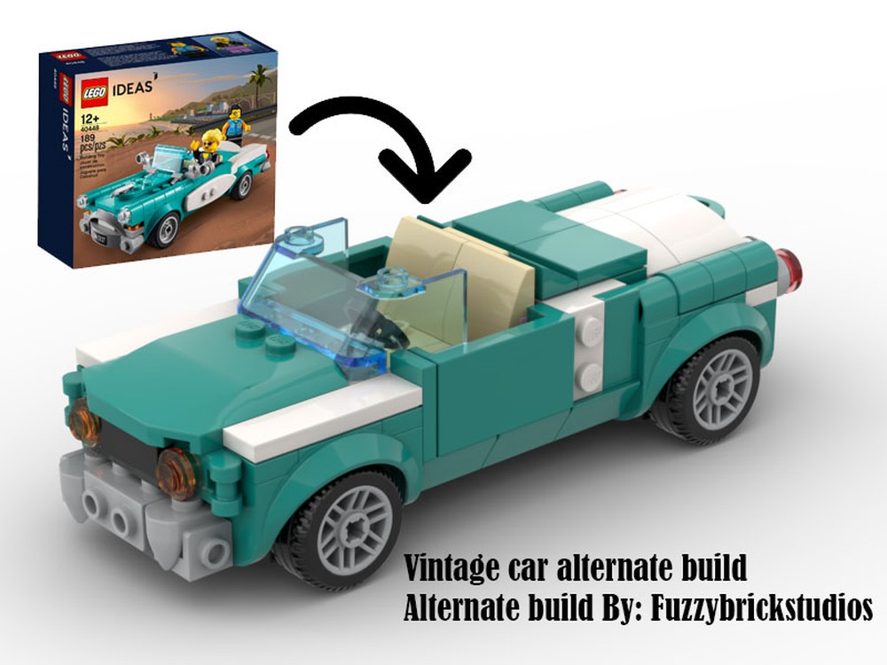LEGO MOC Vintage car alternative build by fuzzybricks | Rebrickable ...