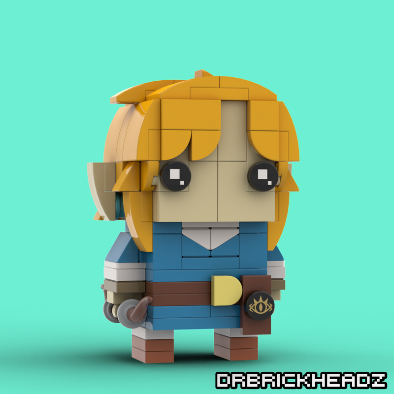 Lego Moc Link Breath Of The Wild Brickheadz By Drbrickheadz