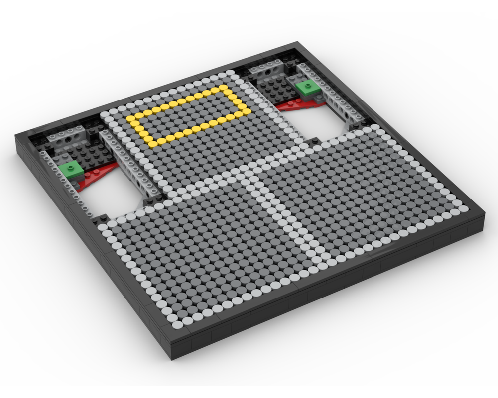 LEGO MOC Brick Art Frame Wall Mounting (32 x 32) by lunabricks ...
