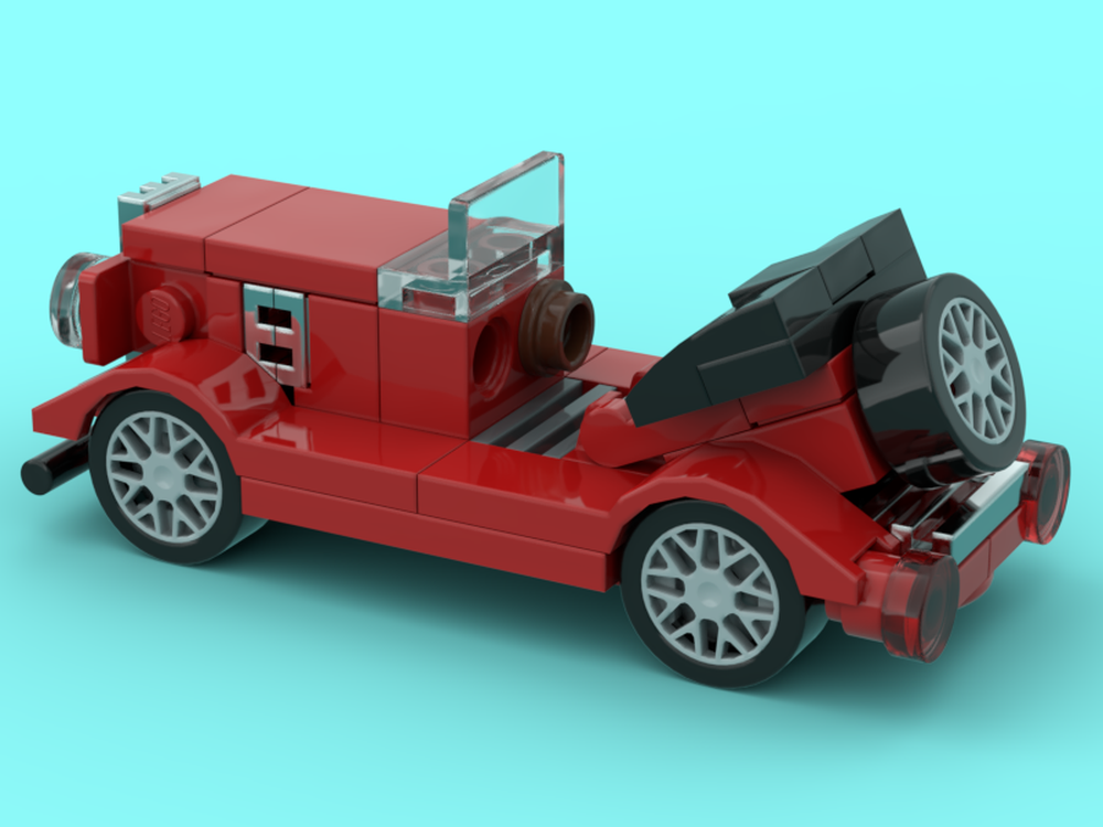 LEGO MOC Red Roadster by Brickin Tom | Rebrickable - Build with LEGO