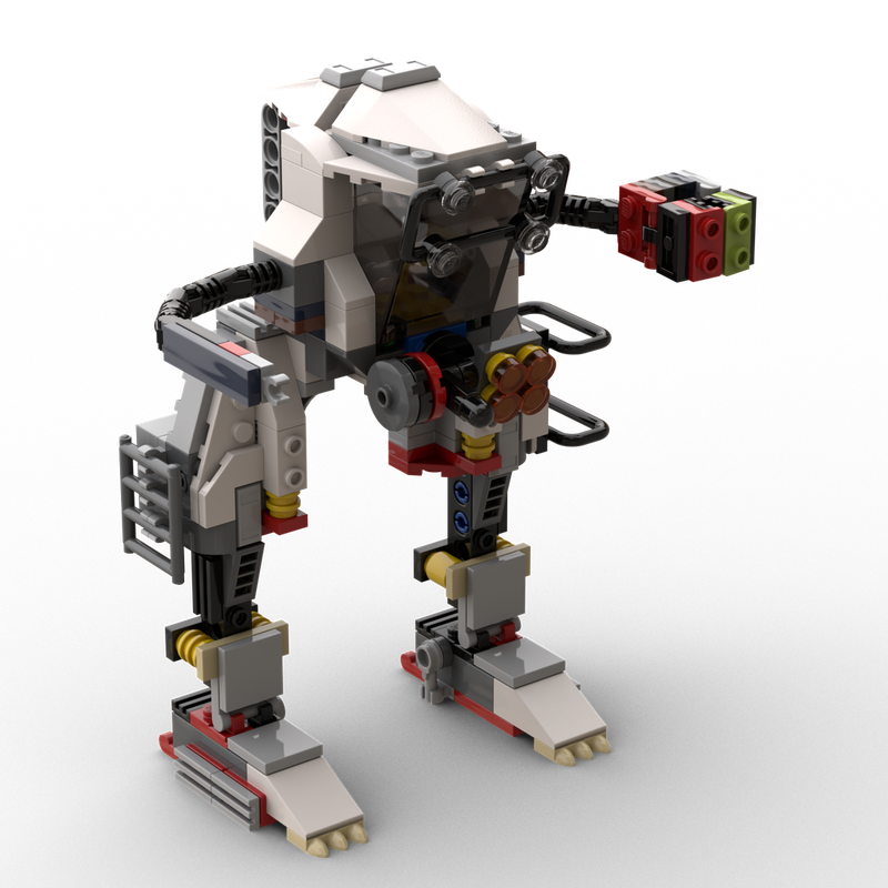 LEGO MOC White Knight Mech by willcapellaro | Rebrickable - Build with LEGO