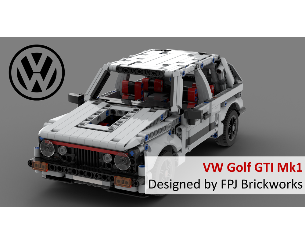 LEGO MOC VW Golf GTI Mk 1 by FPJ | Rebrickable - Build with LEGO
