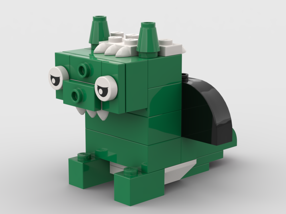 LEGO MOC Little Dragon by Bauzival | Rebrickable - Build with LEGO