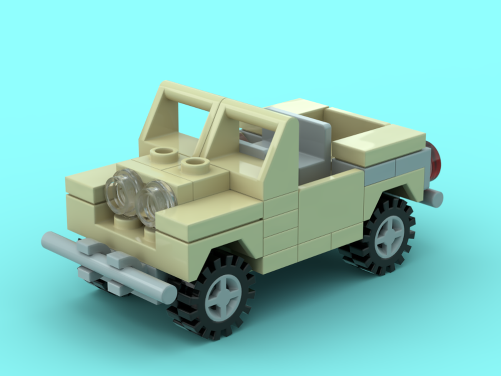 LEGO MOC Land Rover Series 1 by Brickin Tom | Rebrickable - Build with LEGO