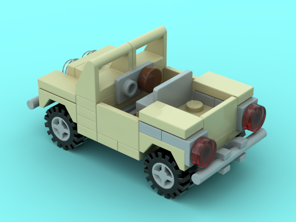 LEGO MOC Land Rover Series 1 by Brickin Tom | Rebrickable - Build with LEGO