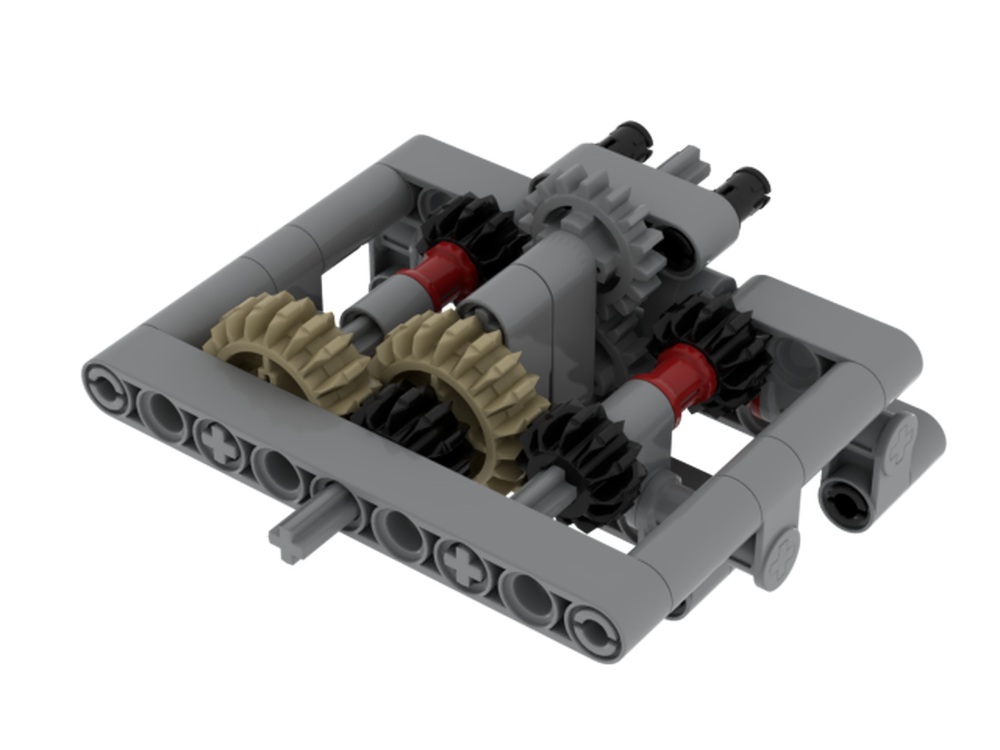 Lego Moc Direction Controlled Gearbox By Ignorama Rebrickable Build