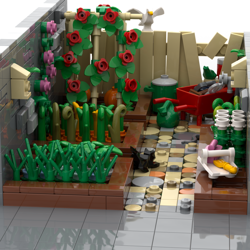 LEGO MOC Community Allotment Garden by Marty_MOCs | Rebrickable - Build ...