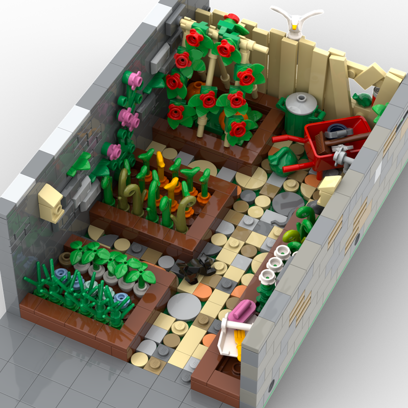 LEGO MOC Community Allotment Garden by Marty_MOCs | Rebrickable - Build ...