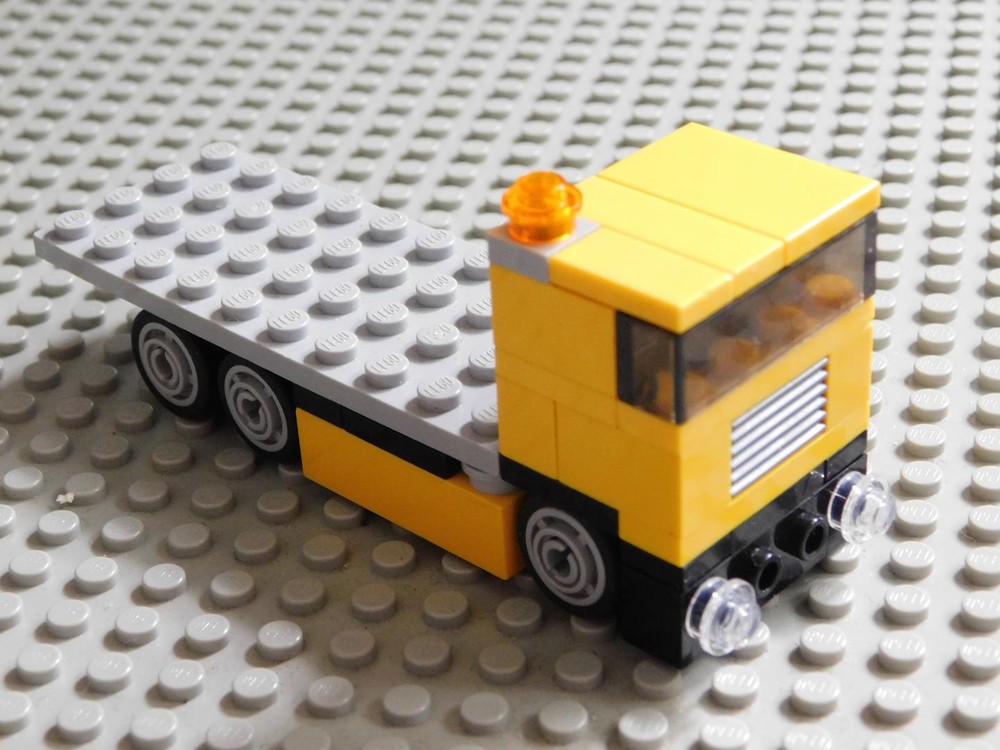 Lego Moc Mini Flatbed Truck By Edl Bricks Rebrickable Build With Lego