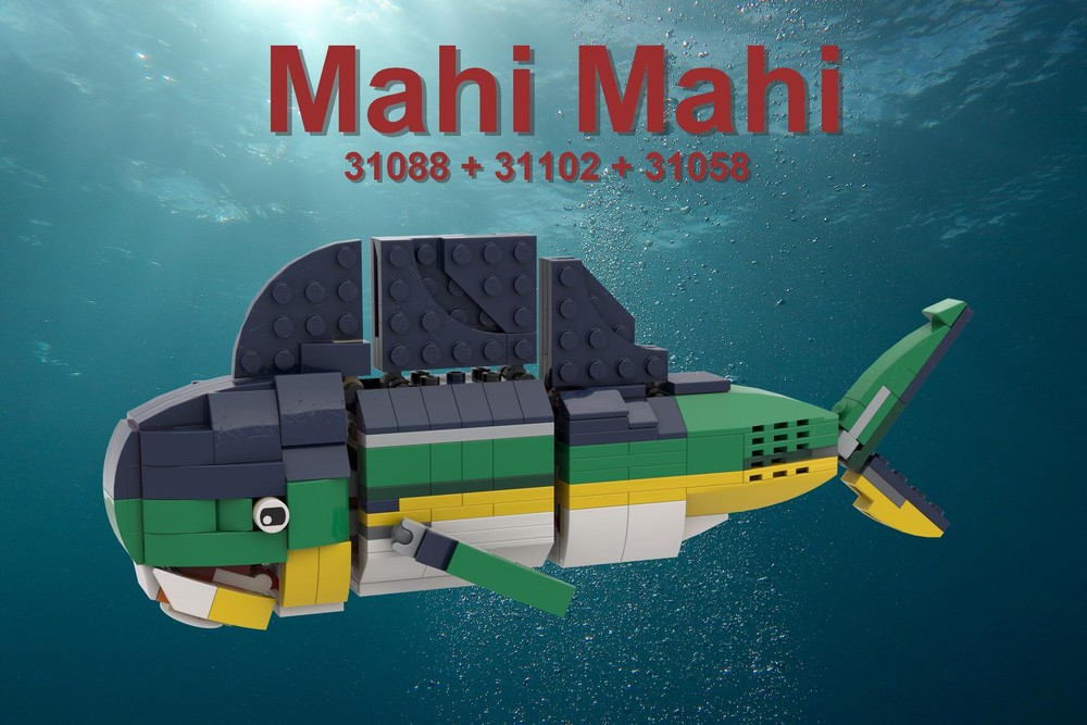 LEGO MOC Mahi Mahi 31058 + 31088 + 31102 3 to 1 by Janik | Rebrickable ...