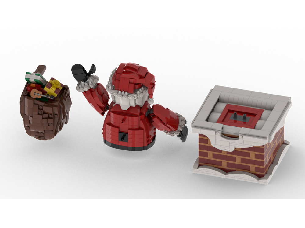 LEGO MOC Lego Christmas Santa Claus by Brick-o-lantern | Rebrickable - Build with LEGO