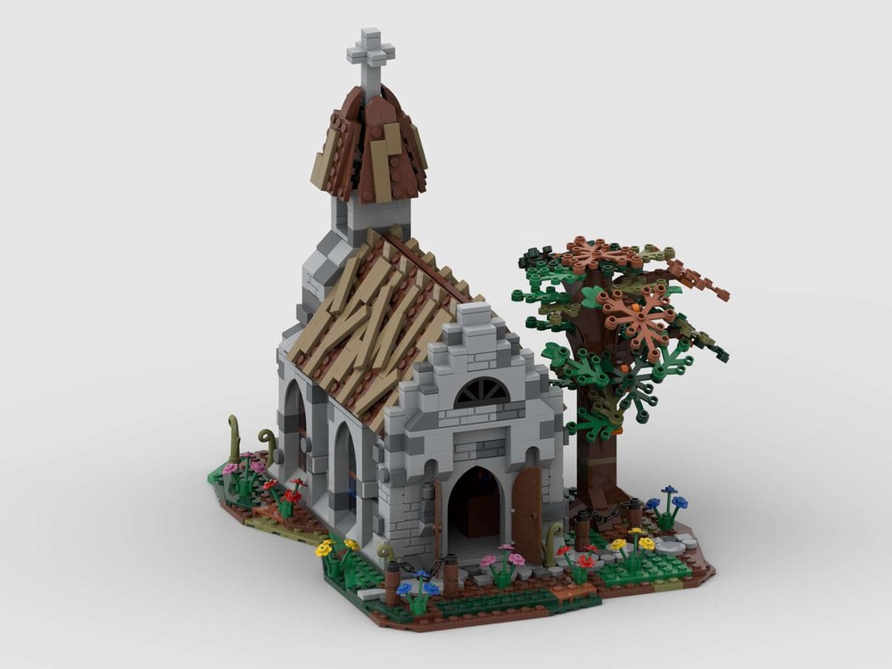 LEGO MOC Village Church by McGreedy | Rebrickable - Build with LEGO