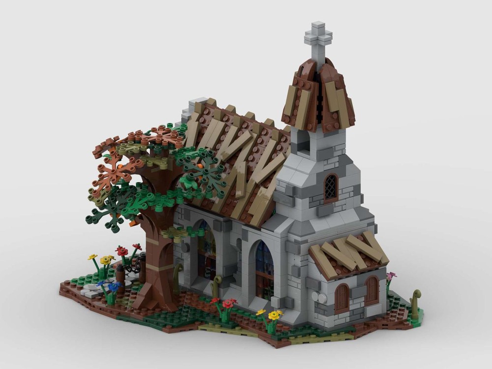 LEGO MOC Village Church by McGreedy | Rebrickable - Build with LEGO