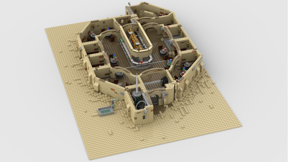 LEGO MOC Tatooine: Cantina of Mos Eisley Minfigs Scale by Ganthar ...