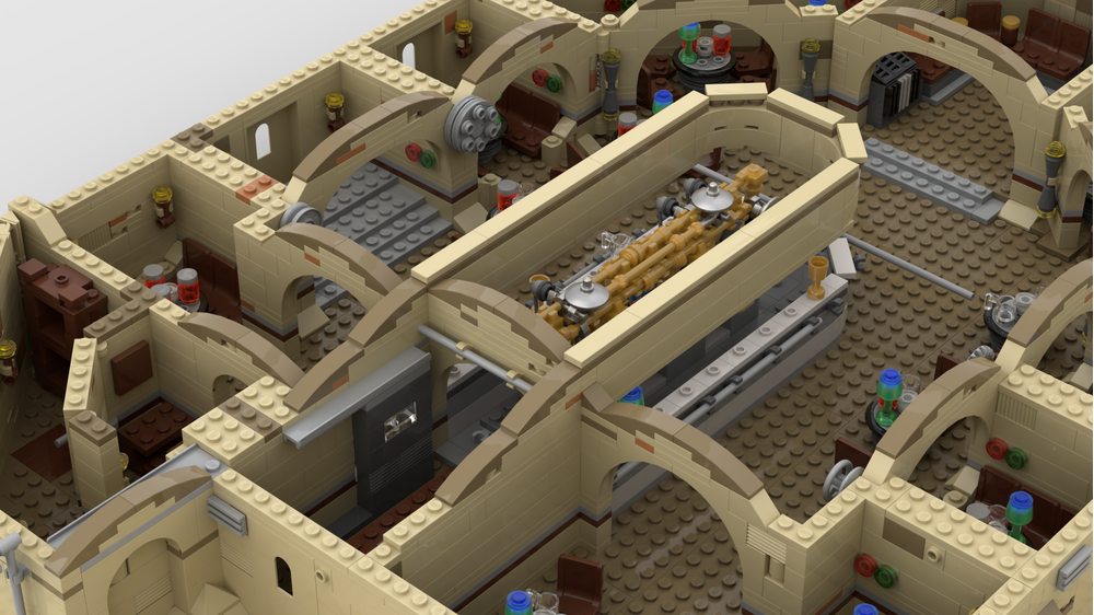 LEGO MOC Tatooine: Cantina of Mos Eisley Minfigs Scale by Ganthar ...