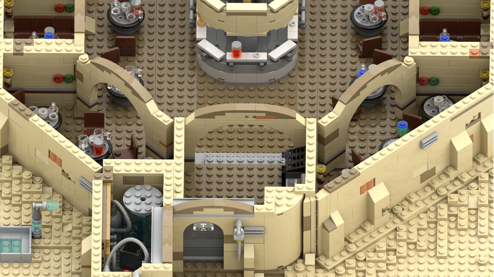 LEGO MOC Tatooine: Cantina of Mos Eisley Minfigs Scale by Ganthar ...