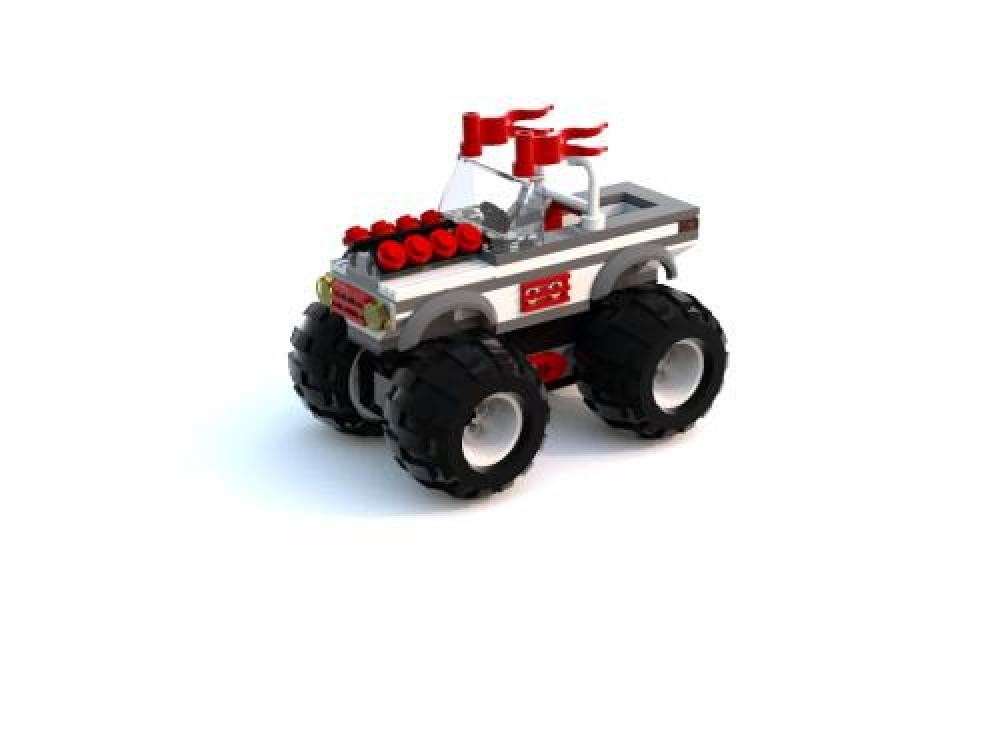 Lego Moc Monster Truck By Davidxb6bbb Rebrickable Build With Lego