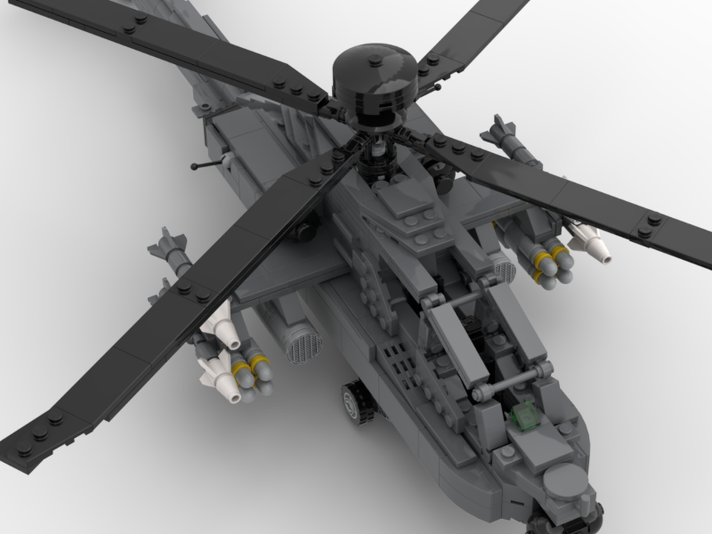 LEGO MOC AH-64D Apache Longbow by gunsofbrickston | Rebrickable - Build ...