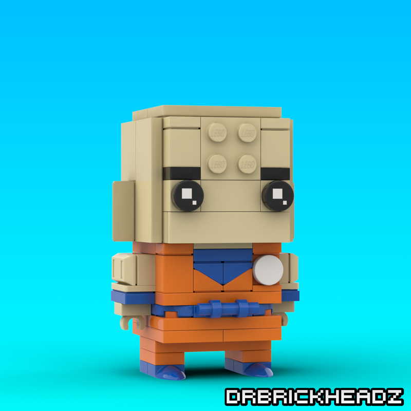 LEGO MOC Krillin (Dragon Ball Z) Custom Brickheadz by DrBrickheadz ...