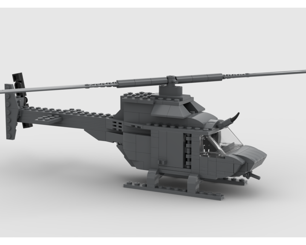 LEGO MOC OH-58 Kiowa by Silverbrick | Rebrickable - Build with LEGO