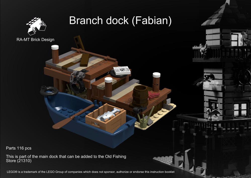 LEGO MOC Branch Dock (Fabian) by RA-MT-Brick-Design | Rebrickable ...