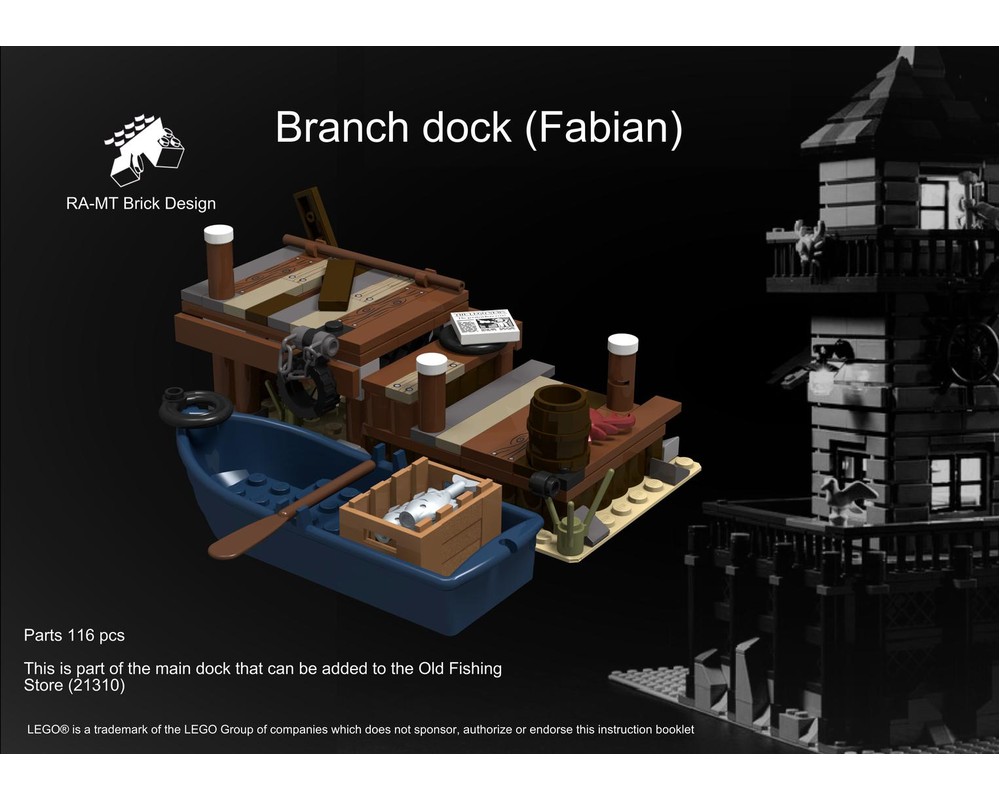 LEGO MOC Branch Dock (Fabian) by RA-MT-Brick-Design | Rebrickable ...