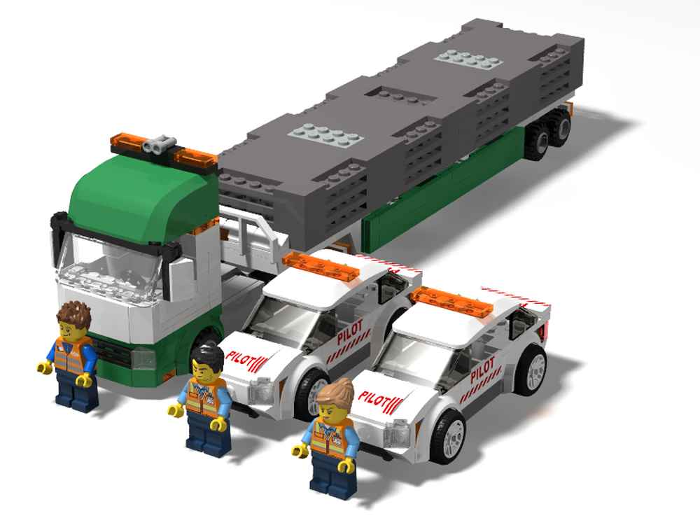 LEGO MOC Heavy load cargo truck by Andrej5252 | Rebrickable - Build ...