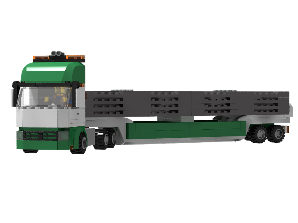 LEGO MOC Heavy load cargo truck by Andrej5252 | Rebrickable - Build ...