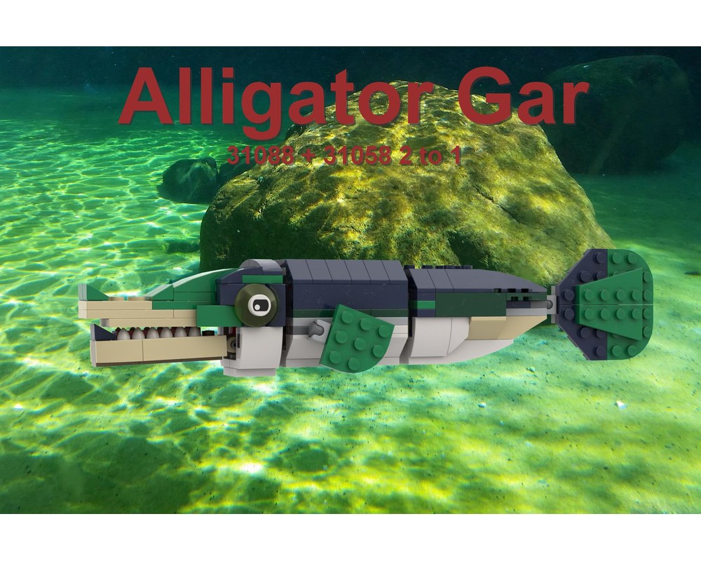 LEGO MOC Alligator Gar 31088 + 31058 2 to 1 by Janik | Rebrickable ...